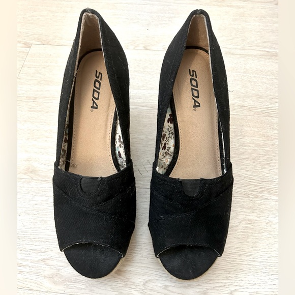 Soda | Shoes | Soda Wedge Sandal | Poshmark